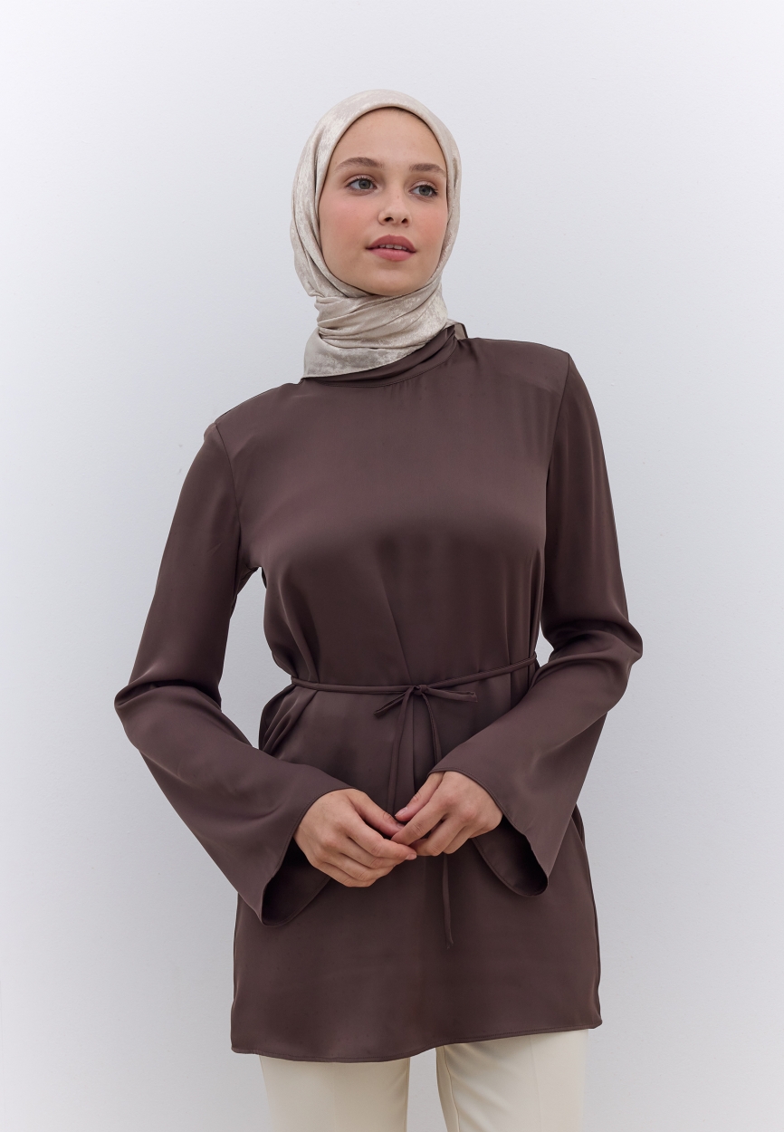 Buy LUXURY SHINE SCARF NUDE Online! | Fresh Scarfs