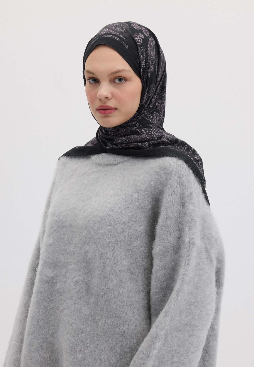 FREDA PATTERNED HIJAB PURPLE Buy Online! | Fresh Scarfs