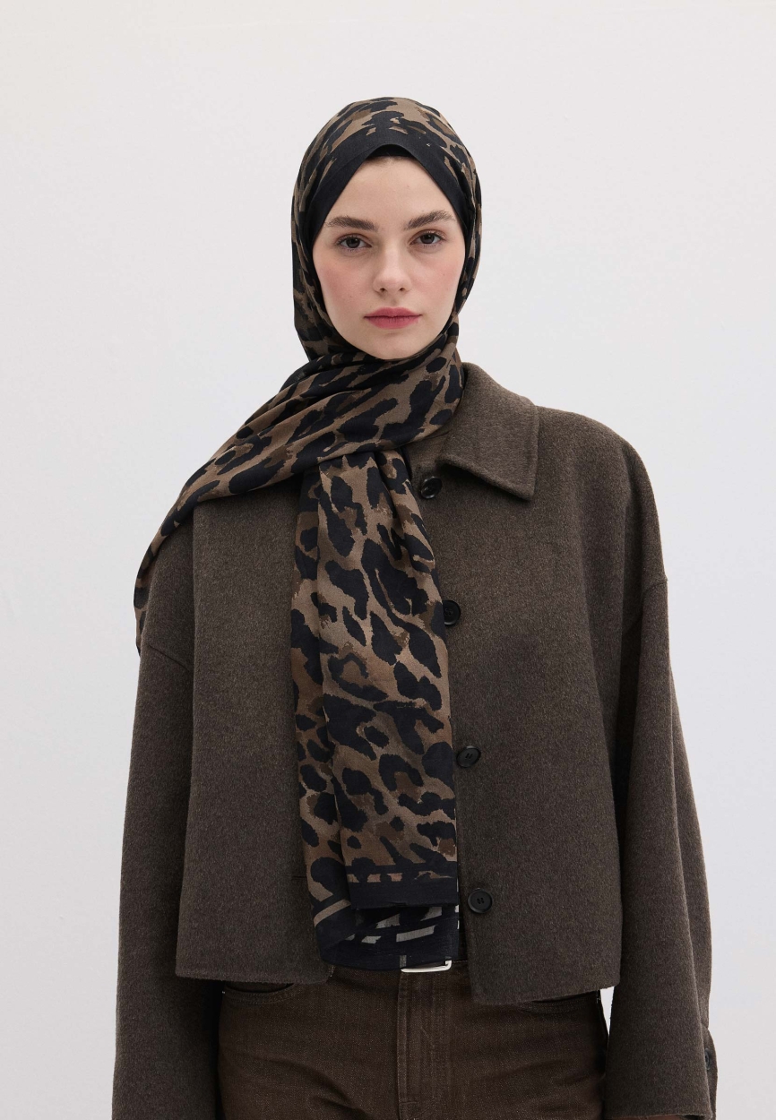 LEOPARD PATTERN HIJAB SOIL