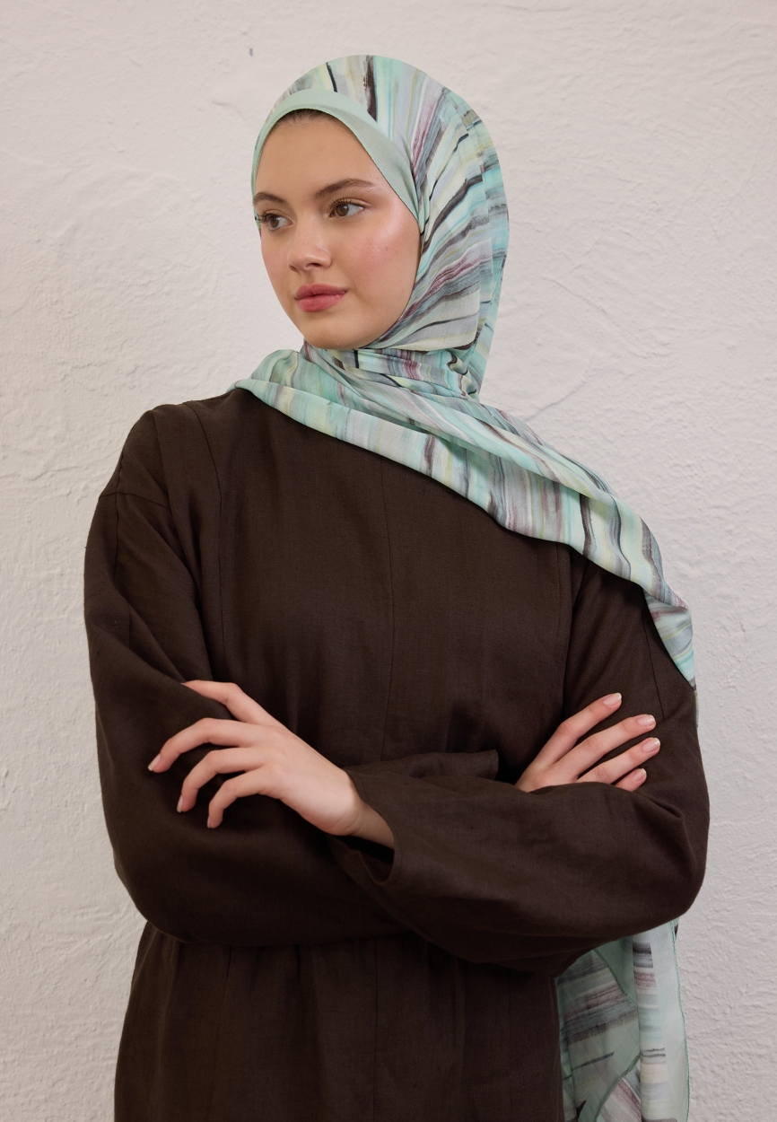 DEIA PATTERN RAMI HIJAB OCEAN