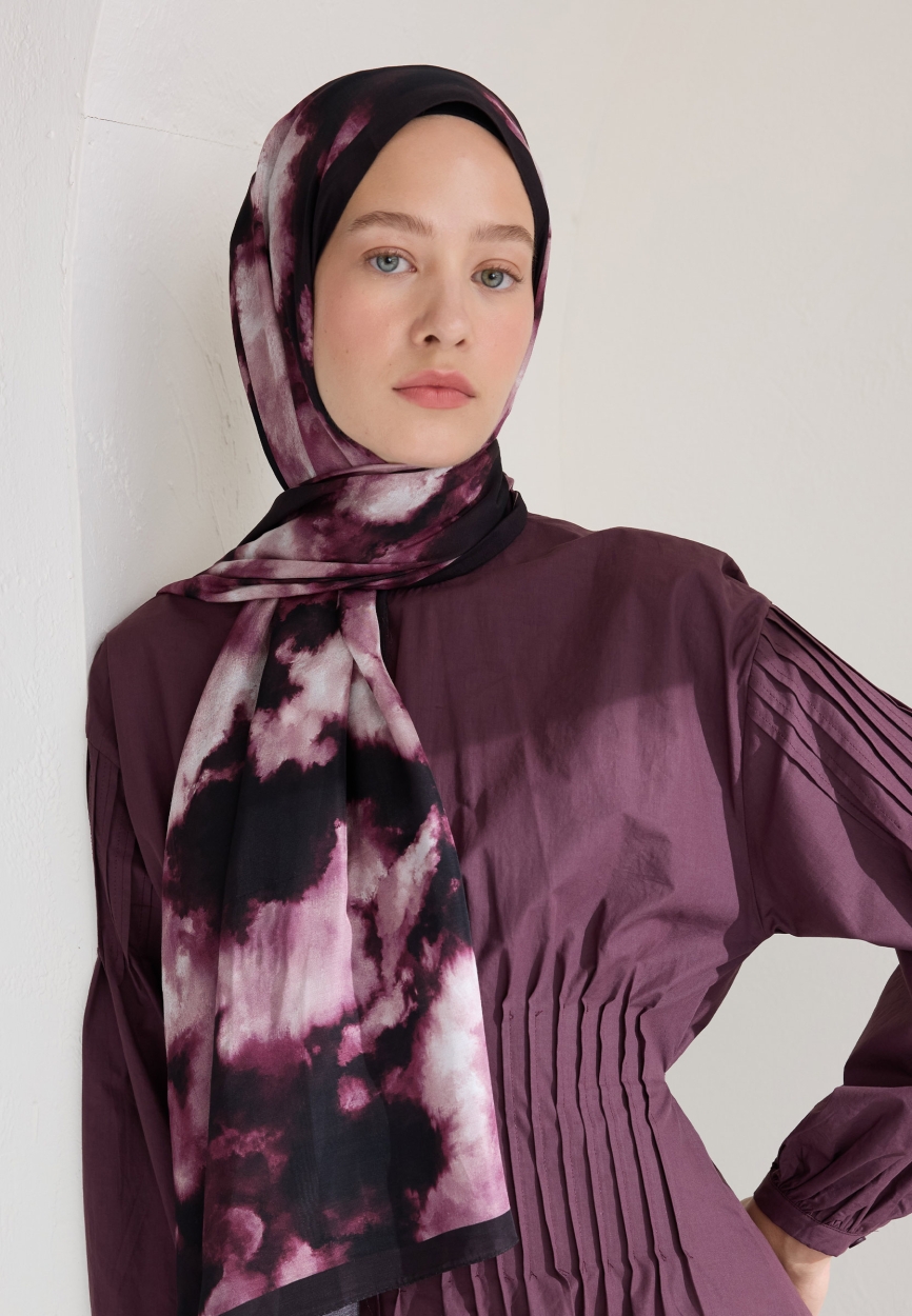 LOLA FLOSH VISCOSE HIJAB DAMSON