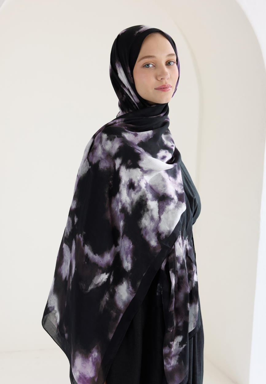 LOLA FLOŞ VİSKON ŞAL MOR Online Satın Al! | Fresh Scarfs