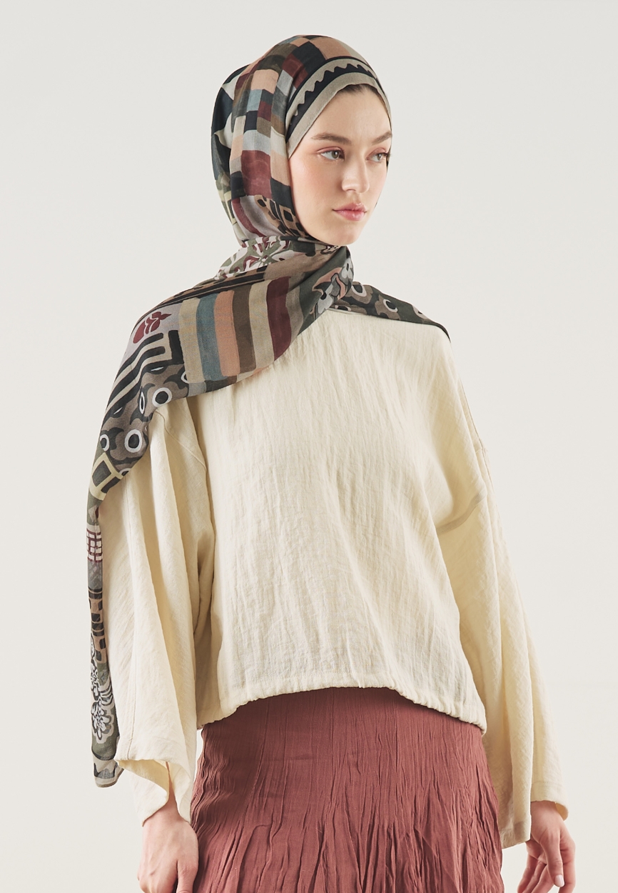 PETRA DESEN SOFT VİSKON ŞAL SİYAH Online Satın Al! | Fresh Scarfs