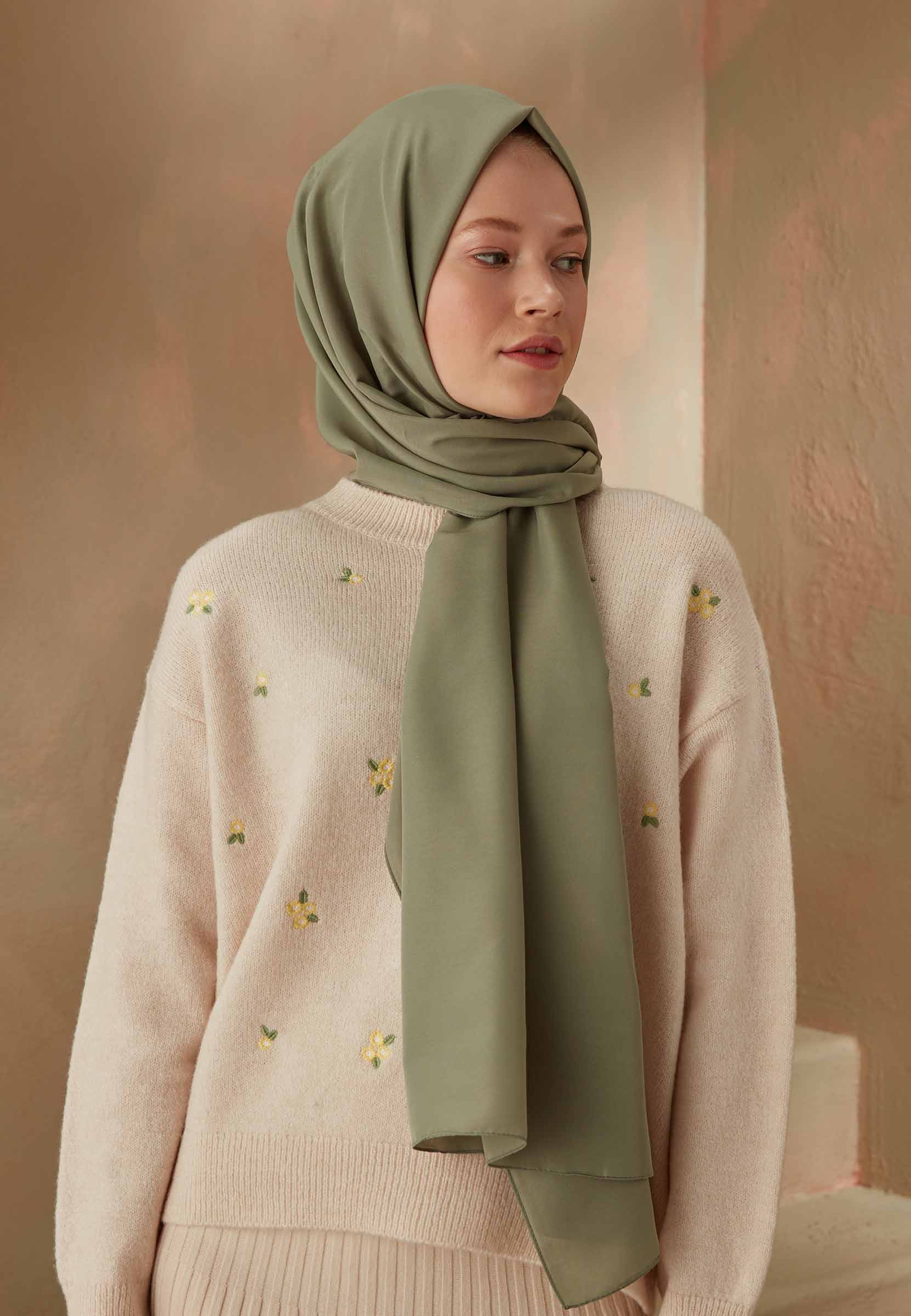 COTTON VISCOSE HIJAB MINT